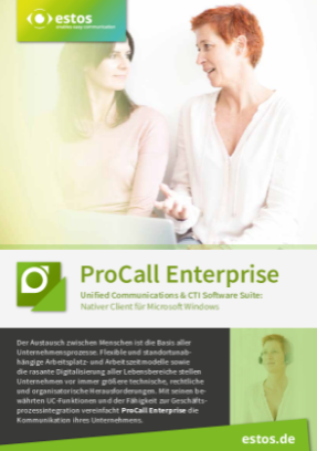 PROCALL 7 ENTERPRISE VON ESTOS - Günter & Partner Datentechnik nach Maß